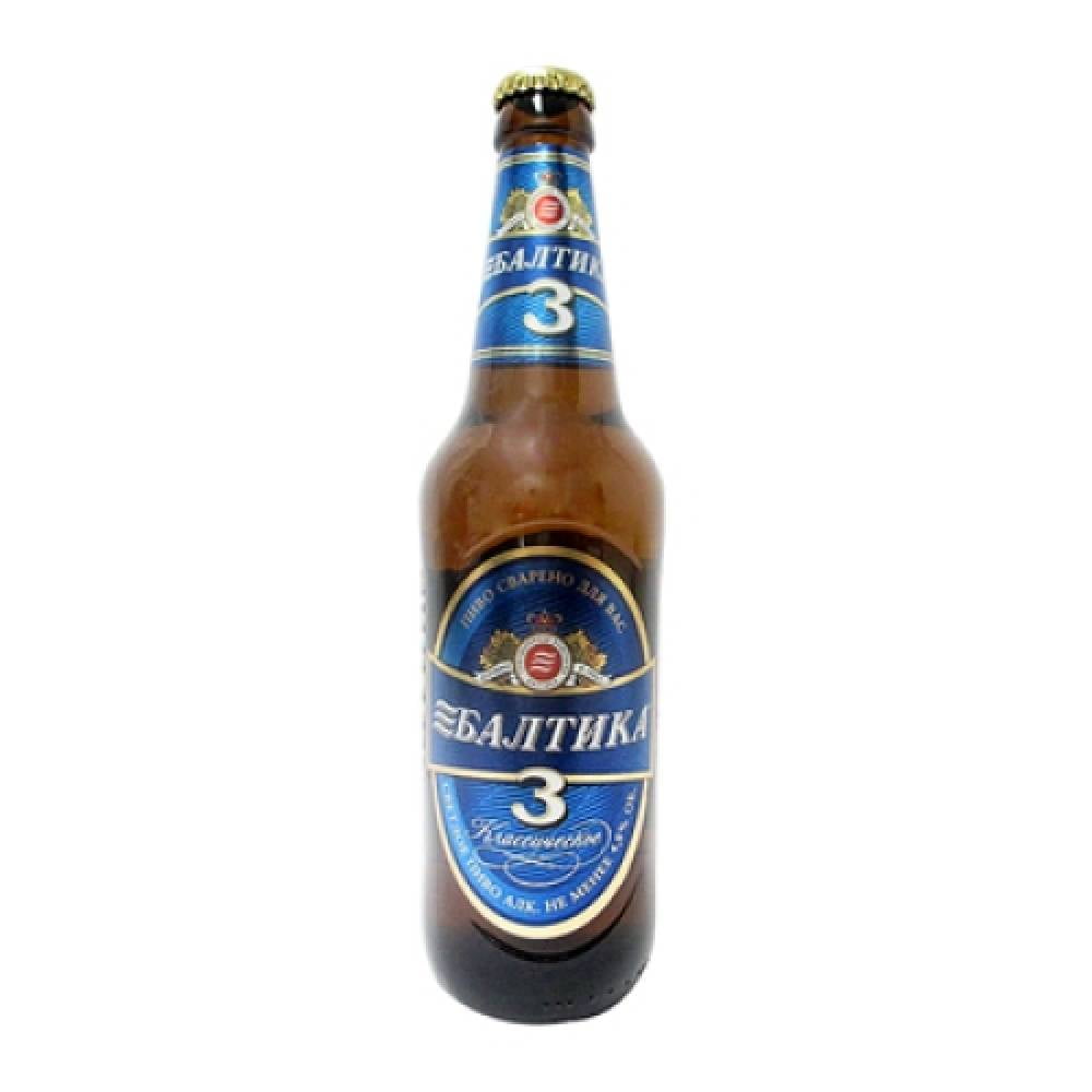 Cerveza lager Baltika 3 clásica rusa 500 ml | Walmart en línea