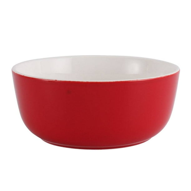 Bowl Hometrends Porcelana Rojo | Walmart en línea
