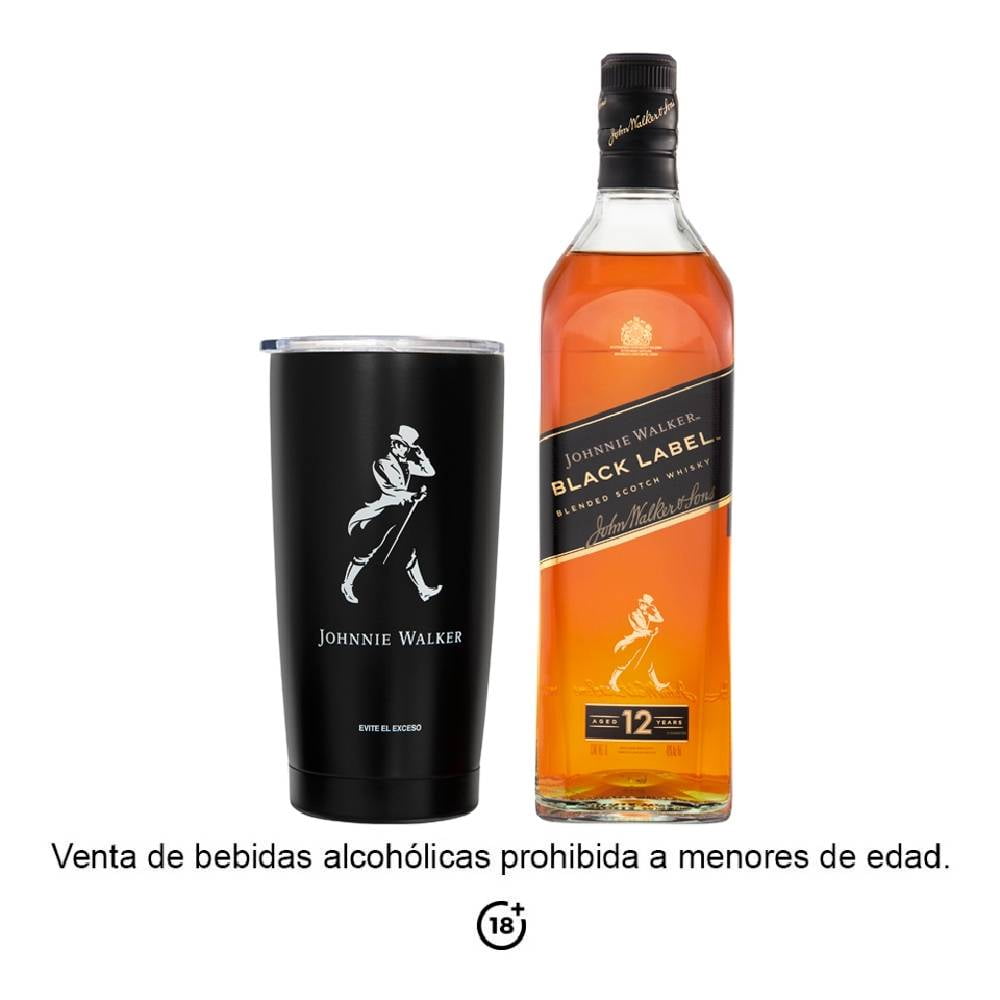 Whisky Johnnie Walker black label 750 ml y tumbler | Bodega Aurrera en ...
