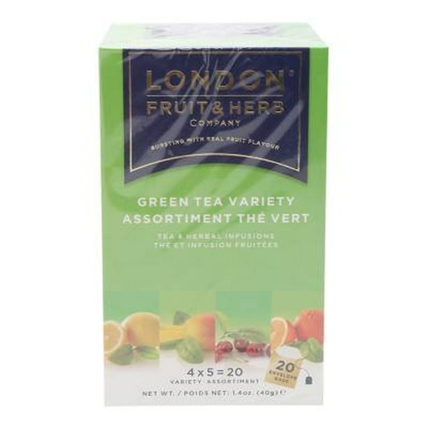 Variedad de té verde London Fruit and Herb 20 bolsas 40 g | Bodega ...