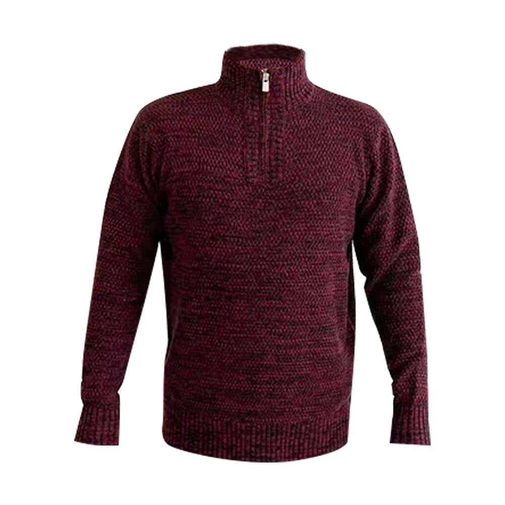 Suéter George Talla M Cuello Alto con Medio Cierre Vino | Walmart en línea