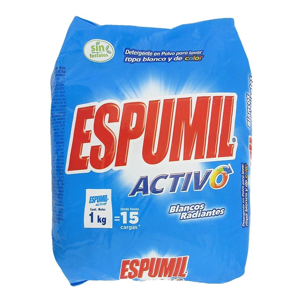 Detergente en polvo Espumil activo blancos radiantes 1 kg | Walmart en ...