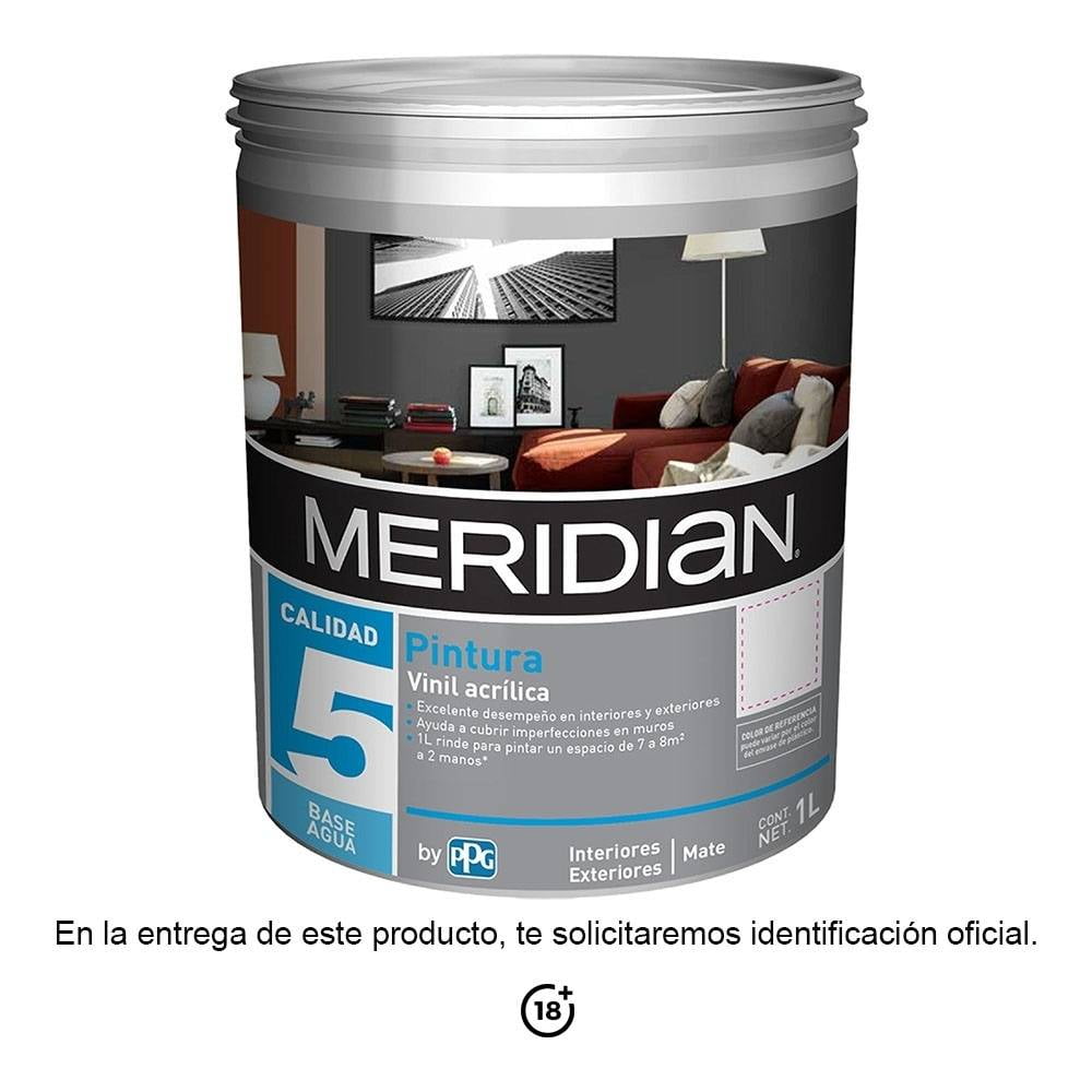 Pintura Meridian Base Agua 1 Litro | Walmart en línea