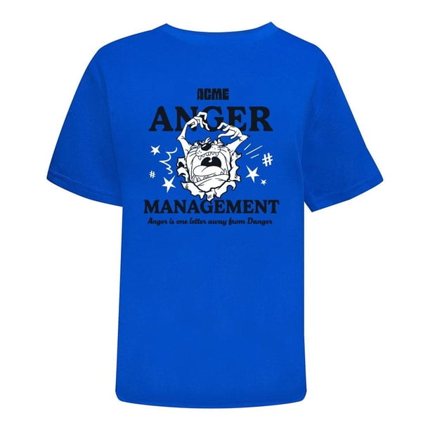 Playera Looney Tunes Talla 2EG Manga Corta Estampado Taz Anger ...