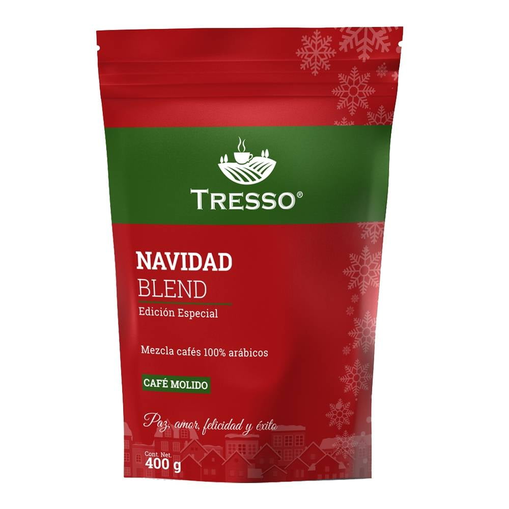 Café molido Tresso navidad blend edición especial 400 g | Walmart en línea