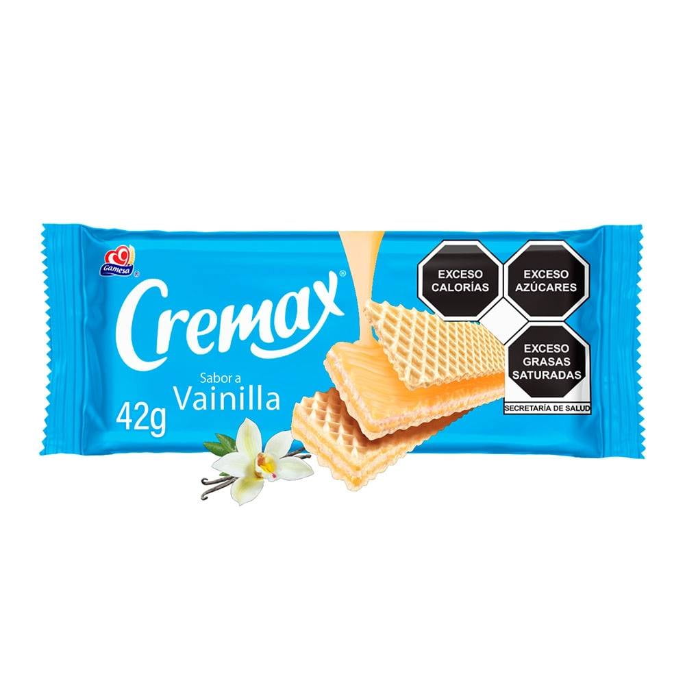 Galletas Gamesa Cremax tipo wafer sabor vainilla 42 g | Walmart en línea