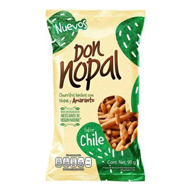 Churritos Don Nopal sabor chile 90 g | Walmart en línea