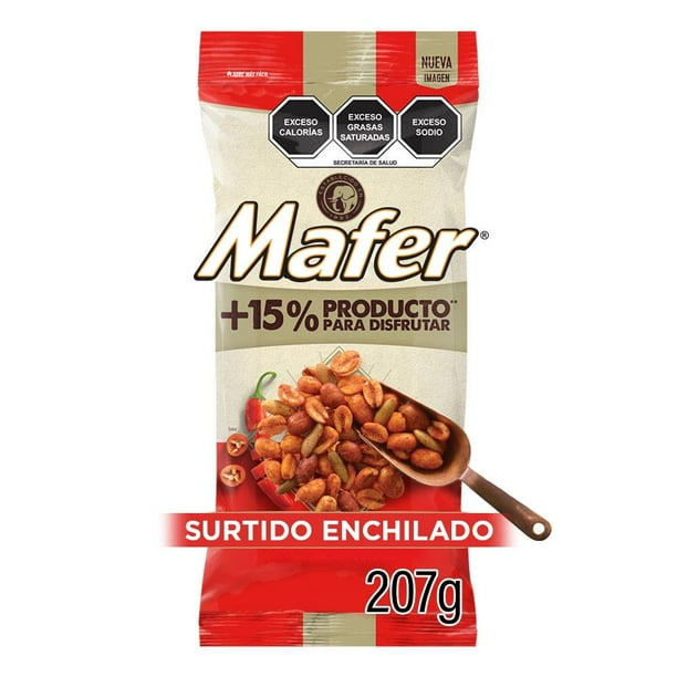 Cacahuates Mafer enchilados 207 g | Walmart en línea