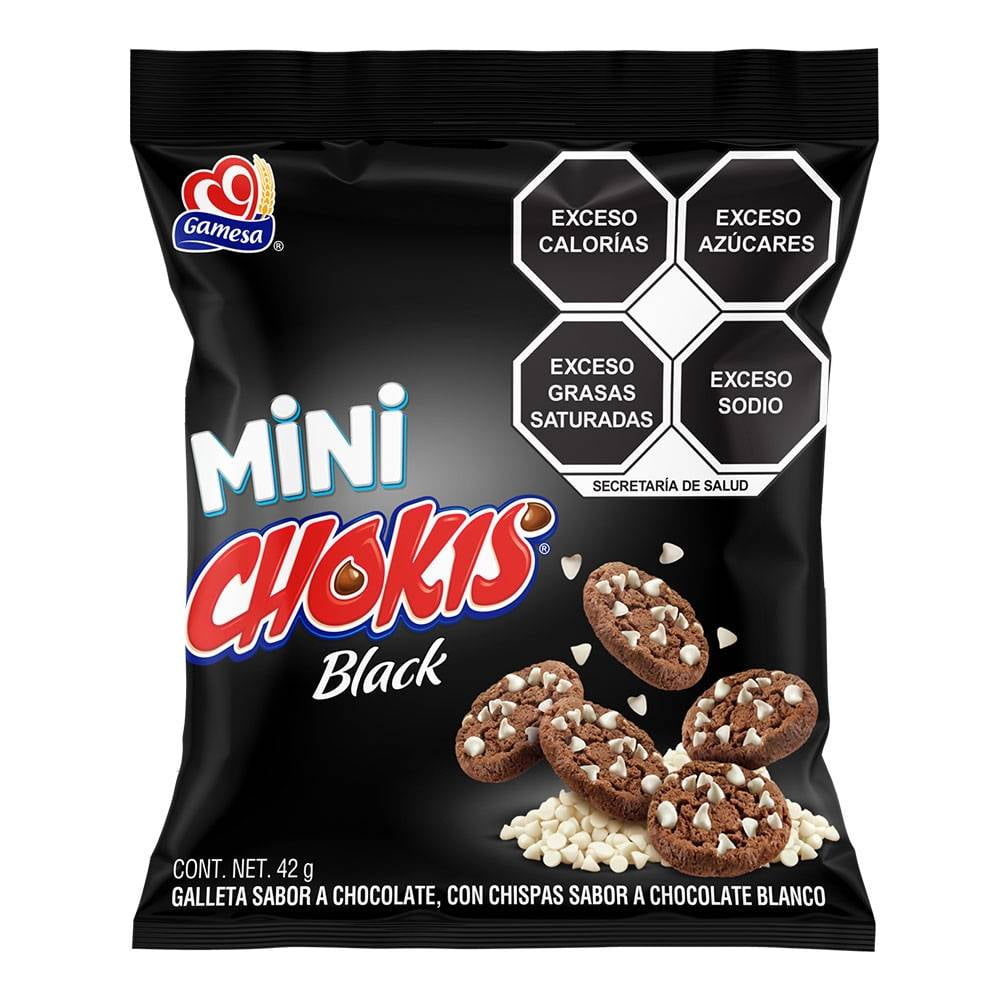 Mini galletas Chokis Gamesa black 42 g | Walmart en línea