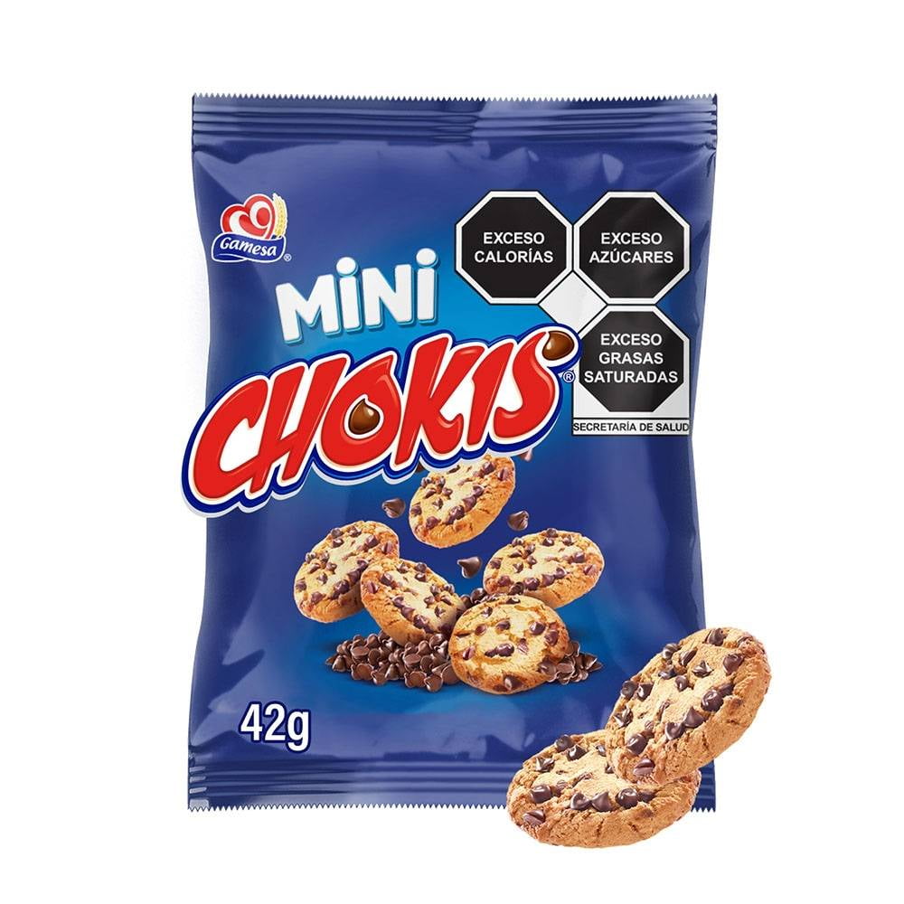 Galletas Gamesa Mini Chokis chispas de chocolate 42 g | Walmart en línea
