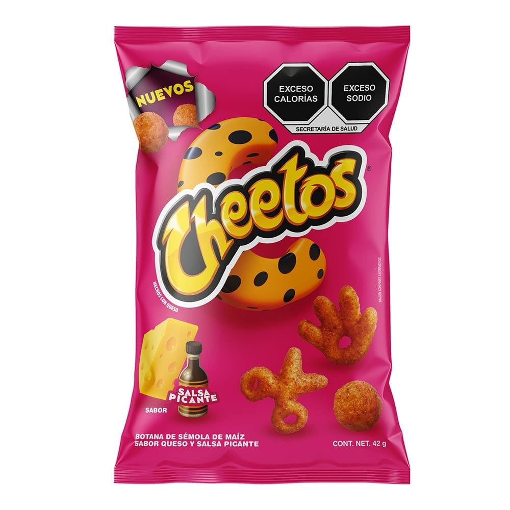 Botana Cheetos sabor queso y salsa picante 42 g | Walmart en línea