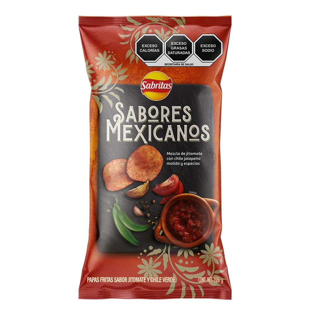 Papas Sabritas sabores Mexicanos 120 g | Walmart en línea