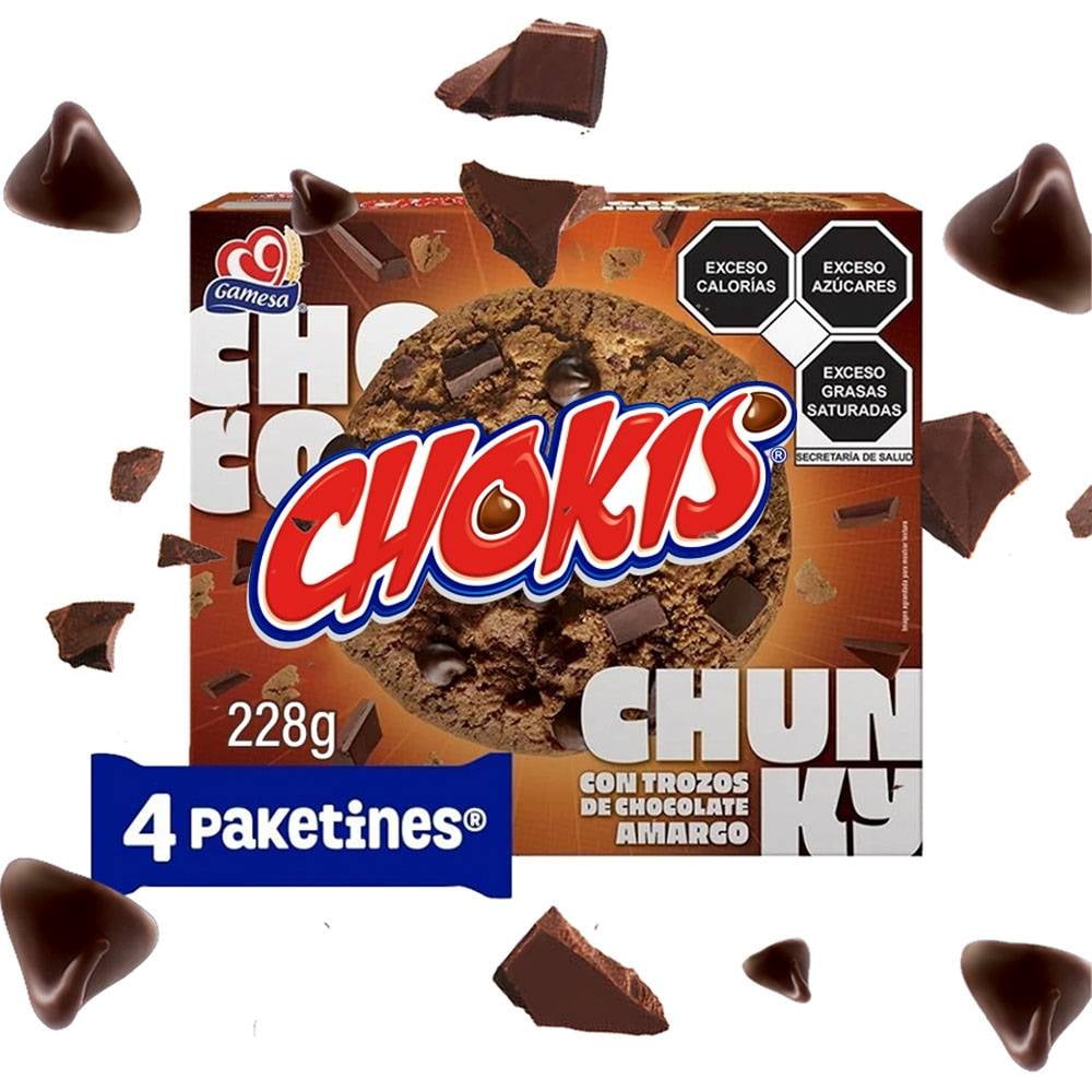 Galletas Chokis Choco Chunky 228 g | Walmart en línea