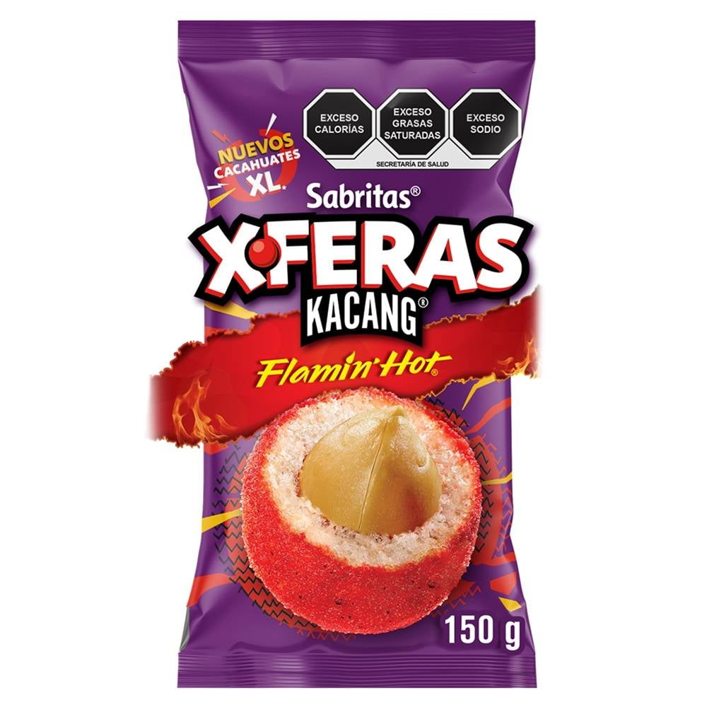 Cacahuate Sabritas Kacang xferas Flamin Hot 150 g | Walmart en línea