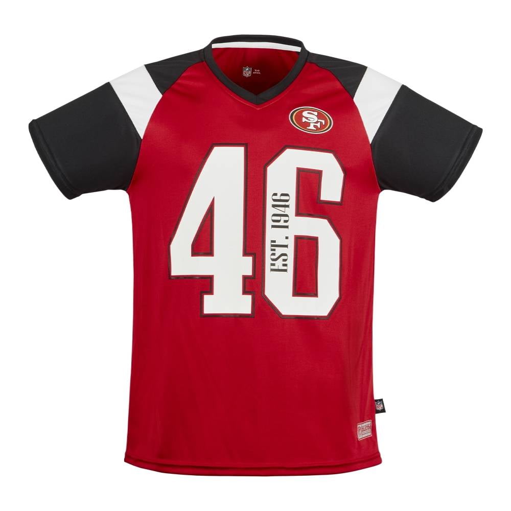 Playera NFL Talla CH Deportiva San Francisco 49ers Oficial Roja ...