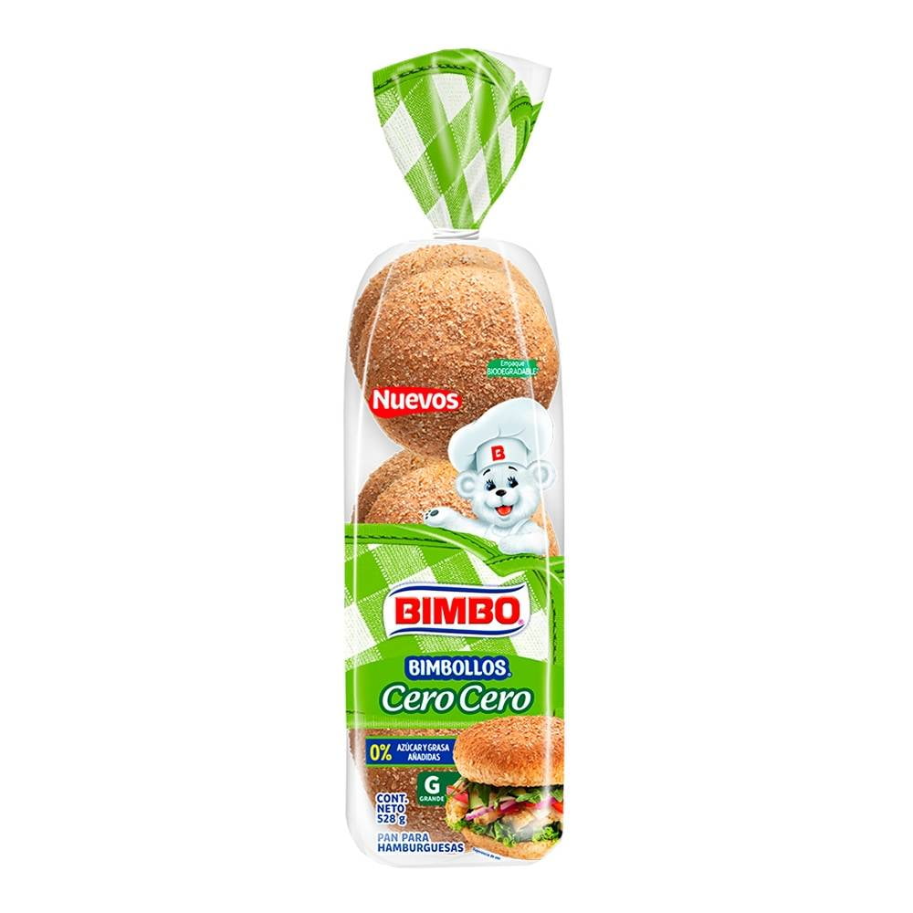Pan para hamburgesa Bimbo cero cero 528 g | Walmart en línea