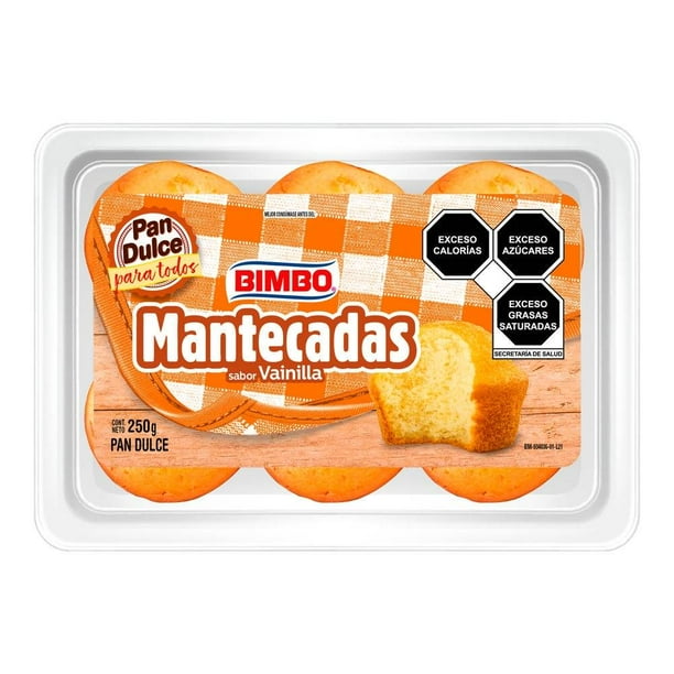 Mantecadas Bimbo vainilla panera 250 g | Walmart en línea
