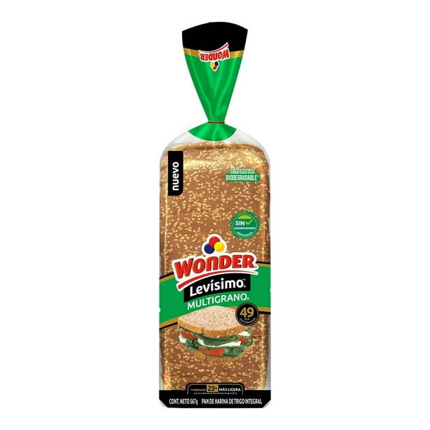Pan Wonder levísimo multigrano con salvado 567 g | Walmart en línea
