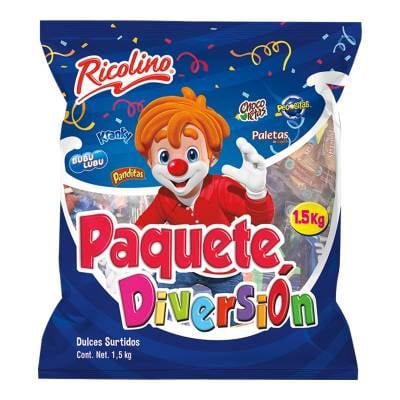 Surtido de dulces Ricolino paquete diversión 1.5 kg | Walmart en línea