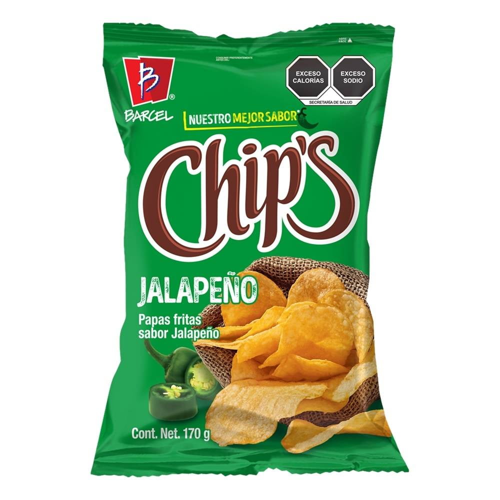 Papas fritas Barcel Chips sabor jalapeño 170 g | Walmart en línea