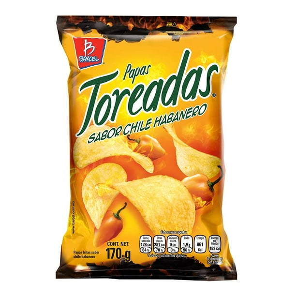 Papas Barcel Toreadas sabor habanero 170 g | Walmart en línea