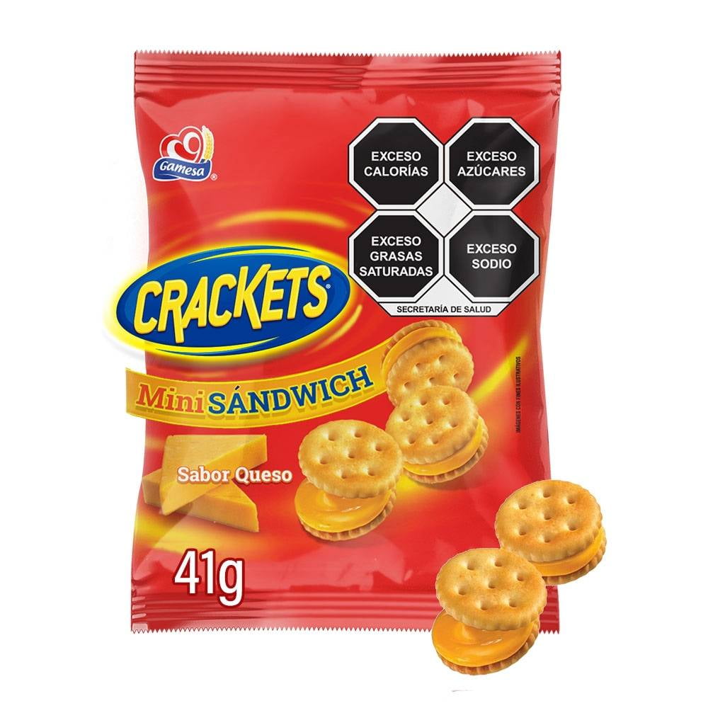 Mini galletas Gamesa Crackets queso 41 g | Walmart en línea