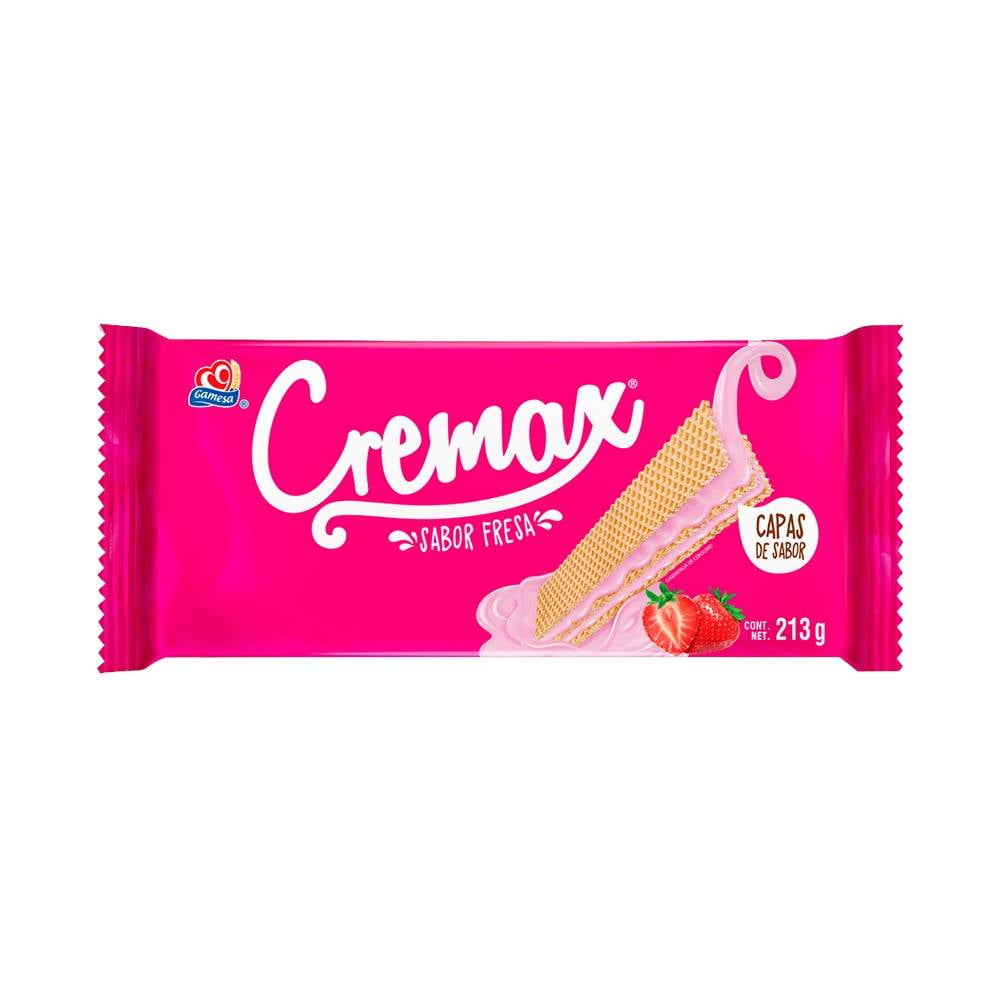 Galletas Cremax Cremax Con relleno sabor fresa 213g || Bodega Aurrera ...