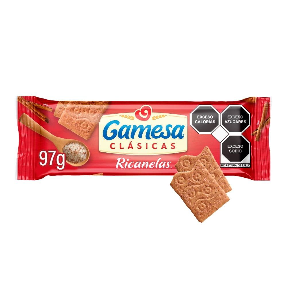 Galletas Gamesa Ricanelas clásicas sabor canela 97 g | Walmart en línea