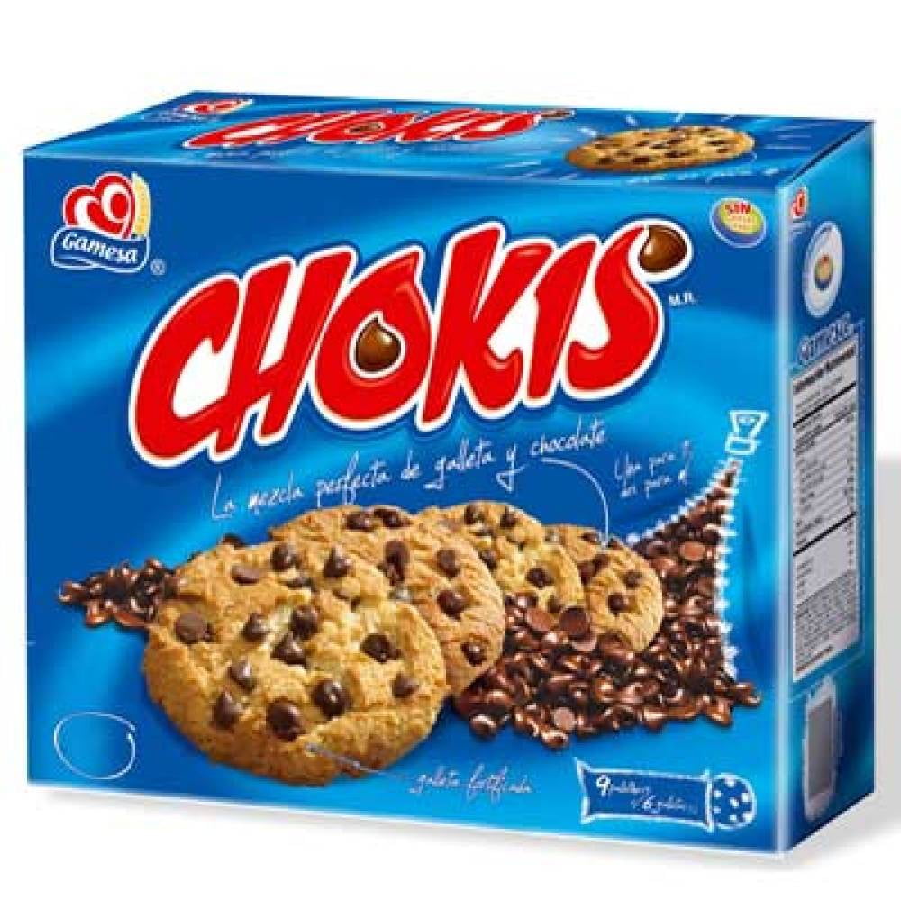 Galletas Chokis con chispas sabor a chocolate 420 g | Walmart en línea