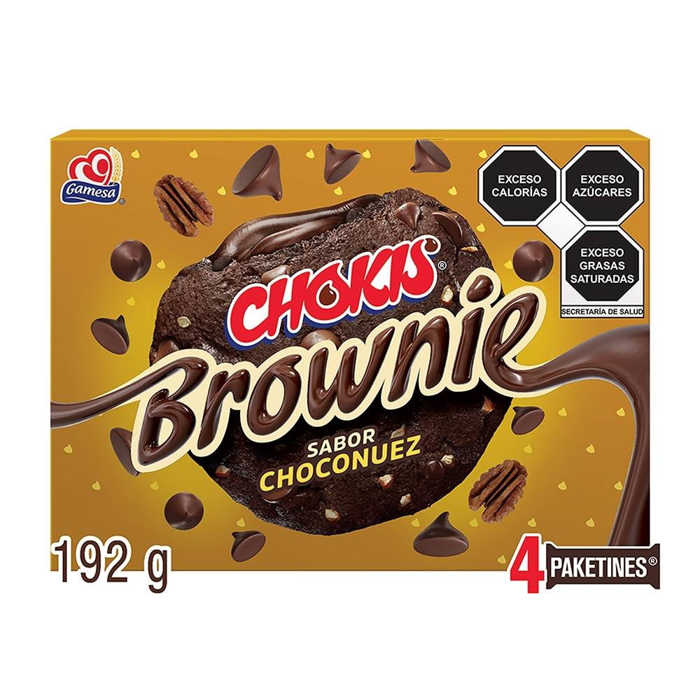 Galletas Gamesa Chokis brownie 192 g | Walmart en línea