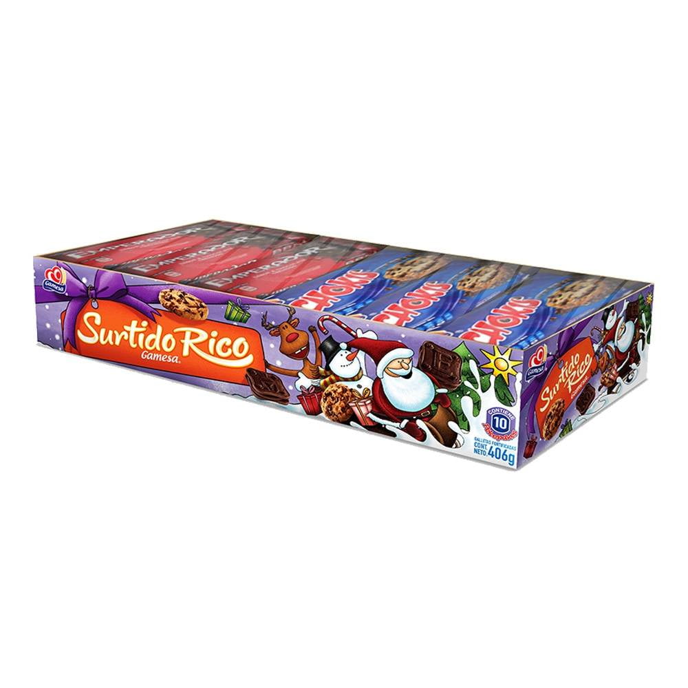 Galletas Gamesa surtido rico navidad 406g | Walmart en línea