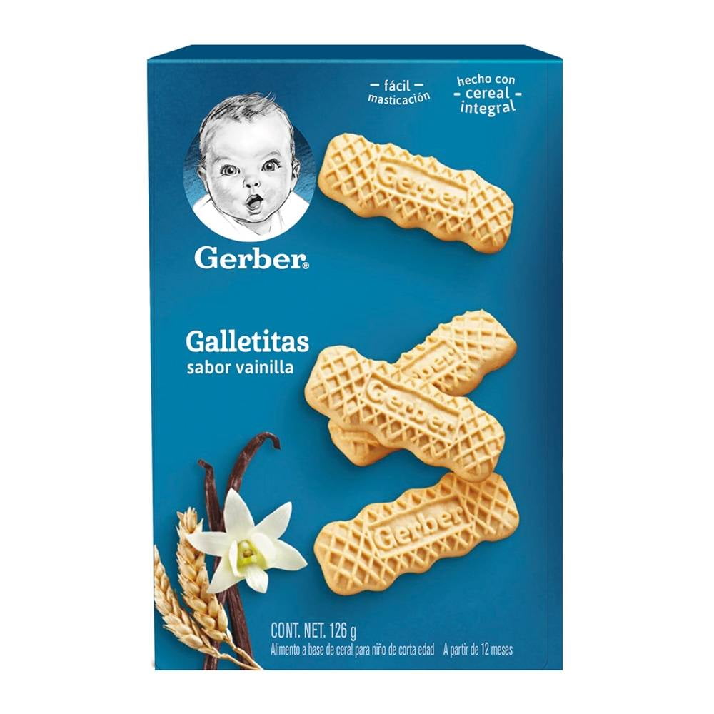 Galletas Gerber Junior sabor vainilla 126 g | Walmart en línea