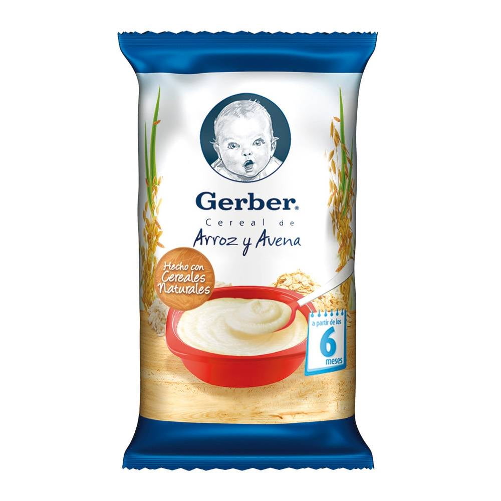 Cereal Gerber etapa 2 arroz y avena bolsa 300 g | Walmart en línea