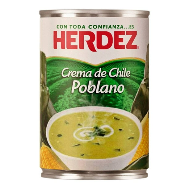 Crema de chile poblano Herdez 415 g | Walmart en línea