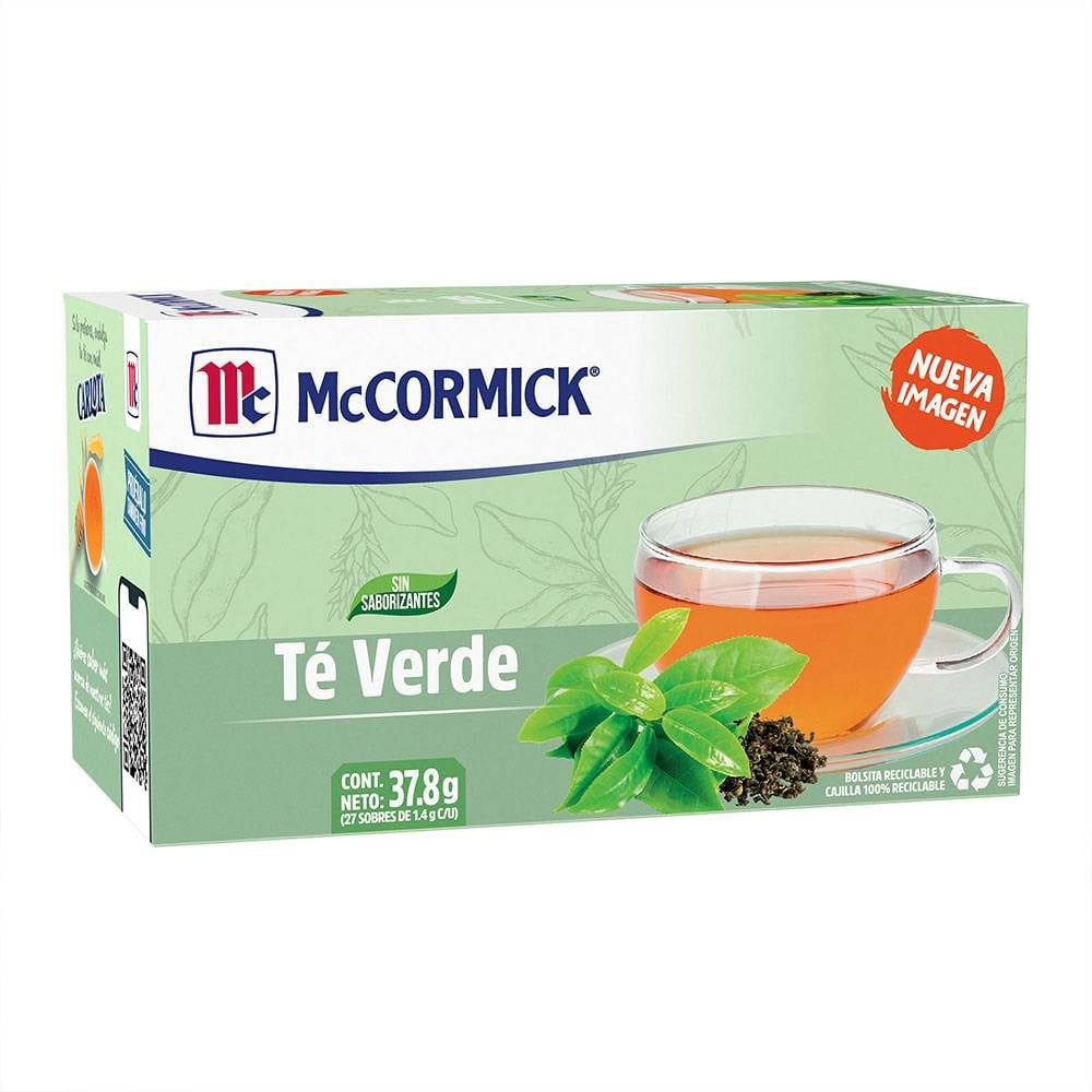 Té McCormick verde 27 sobres | Walmart en línea