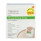 Trelegy 100 mcg, 62.5 mcg, 25 mcg polvo para inhalación 30 dosis ...