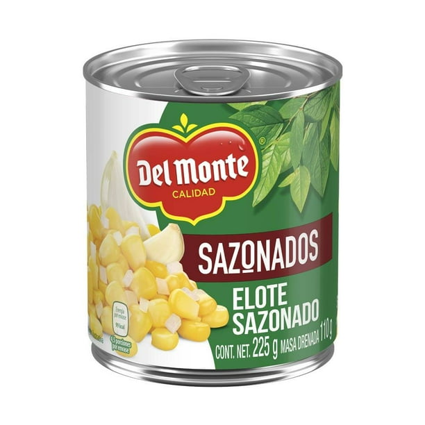 Granos de elote Del Monte sazonados 225 g | Walmart en línea