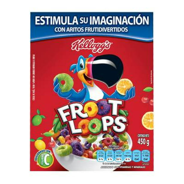 Cereal Kellogg's Froot Loops con sabores frutales 450 g | Walmart en línea