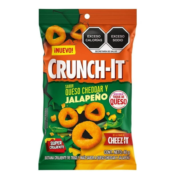 Cheez-It Crunch-it sabor queso cheddar y jalapeño de 40 g | Walmart en ...