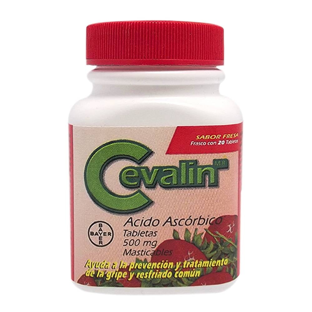 Cevalin 20 tabletas masticables sabor fresa | Walmart en línea