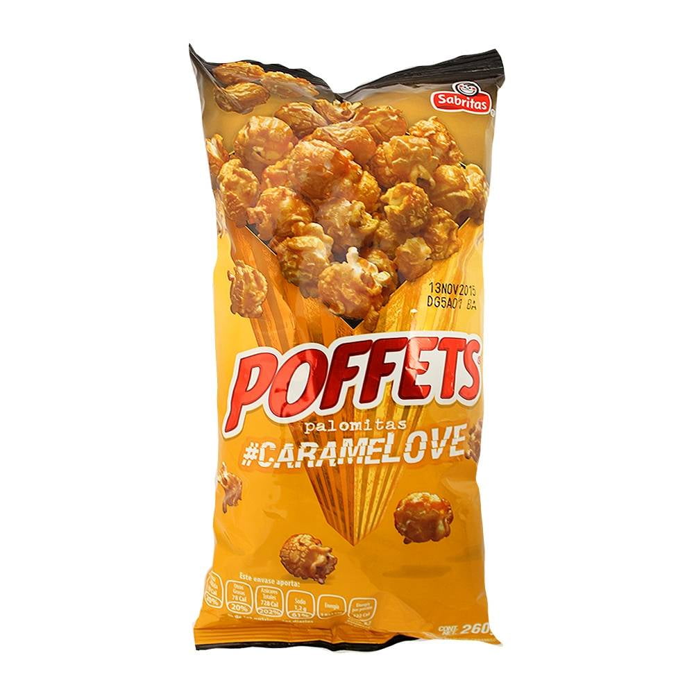 Palomitas de maíz Poffets caramelove 260 g | Walmart en línea
