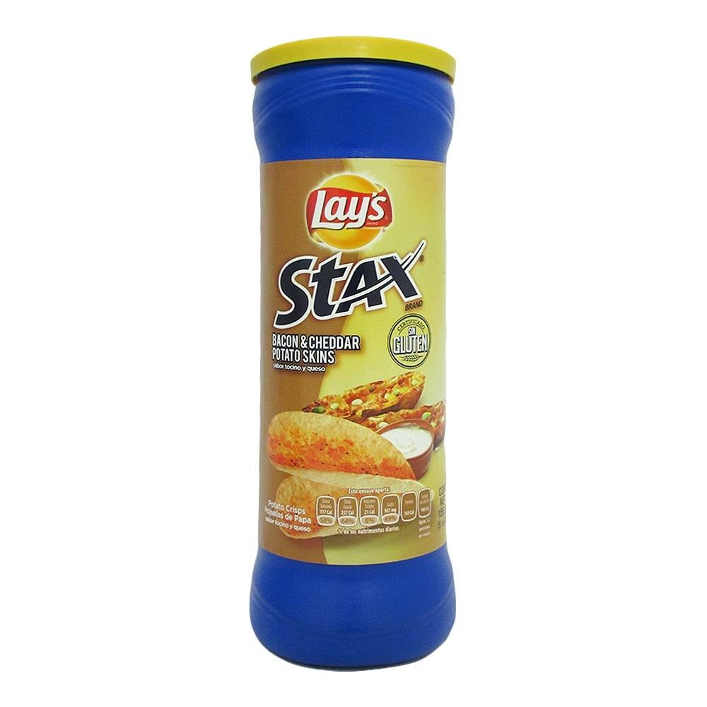 Papas Lays Stax sabor tocino y queso 155.9 g | Walmart en línea