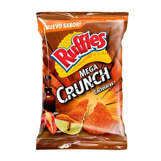 Ruffles mega crunch cocteleras 120 g | Walmart en línea