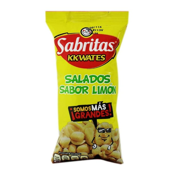 Cacahuates Sabritas salados sabor limón 100 g | Walmart en línea