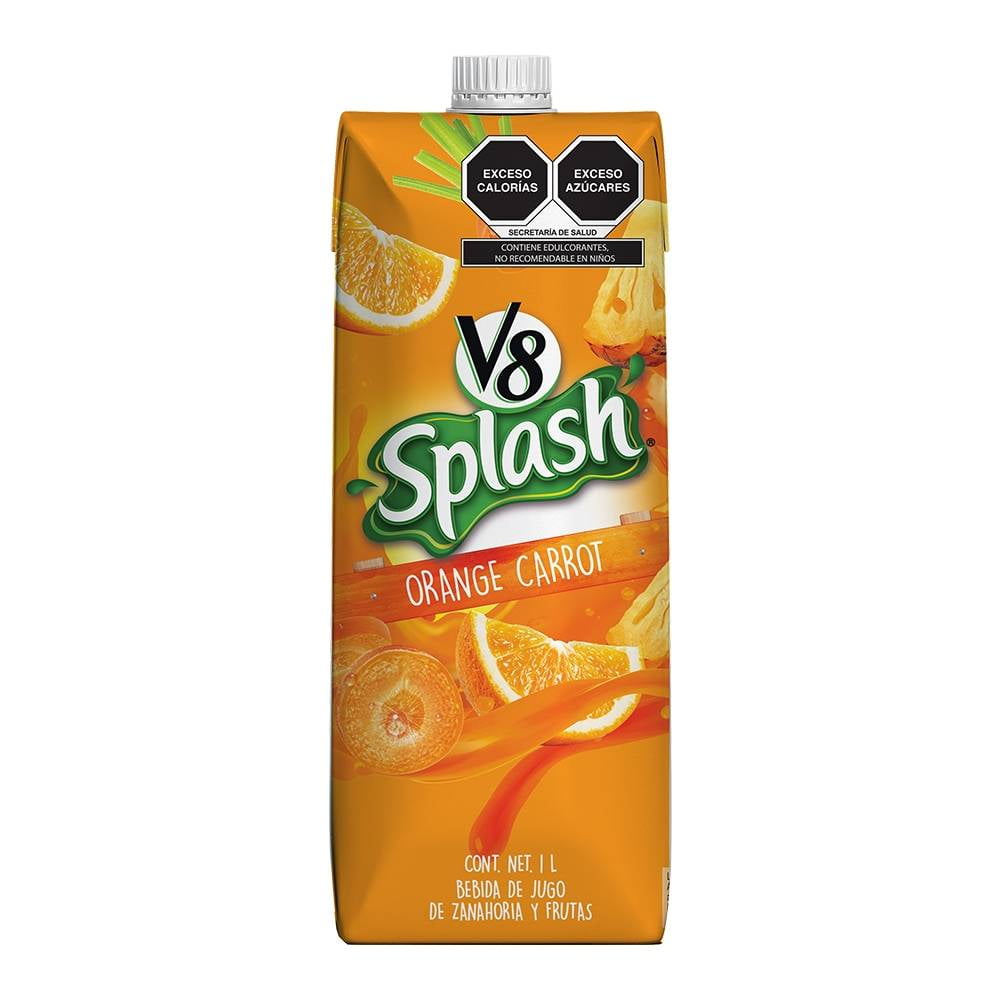 Bebida V8 Splash orange carrot 1 l | Walmart en línea