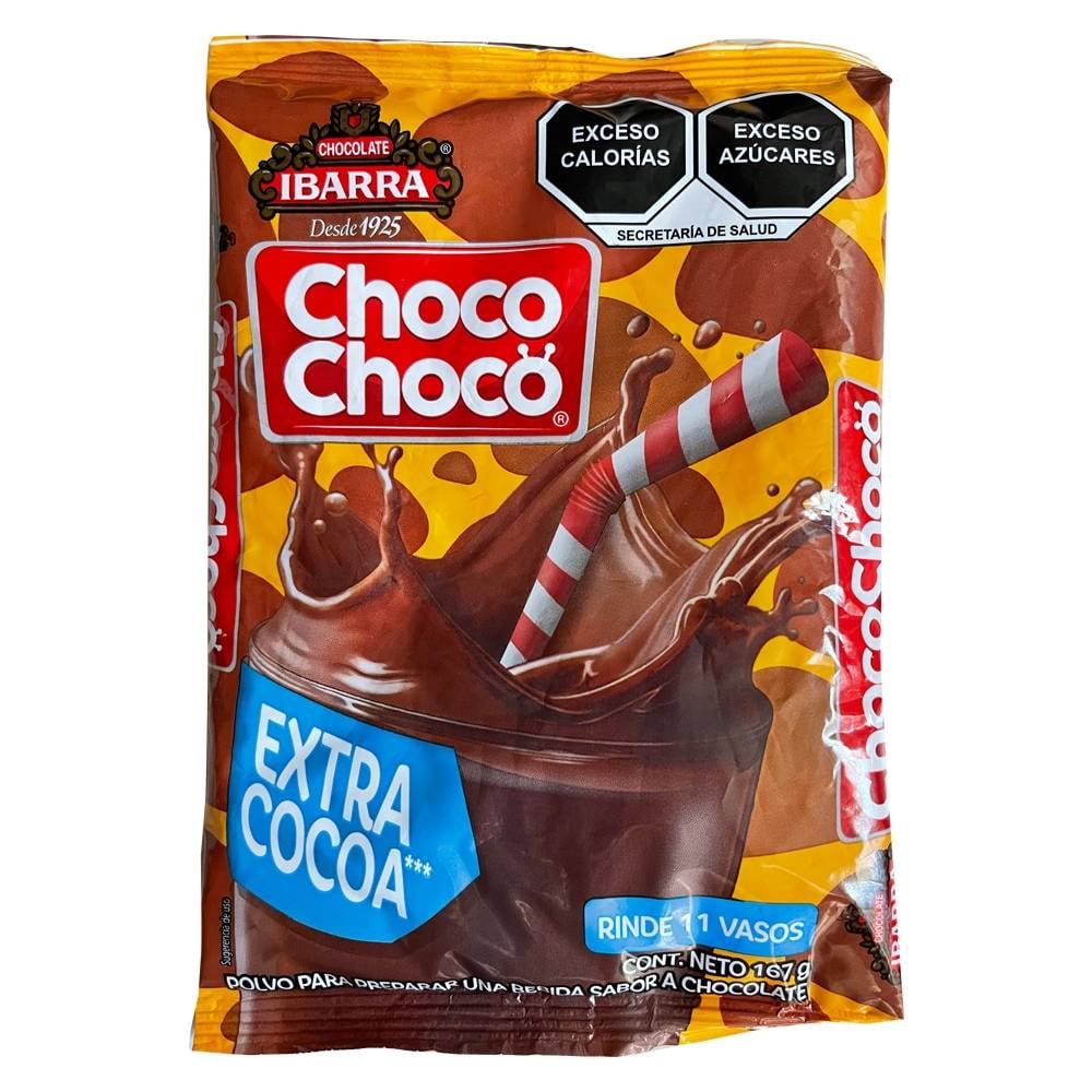 Polvo para preparar bebidas Ibarra Choco Choco sabor chocolate 167g ...