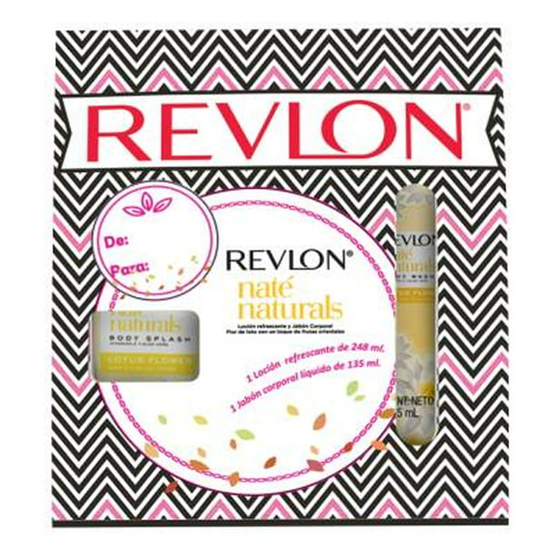 Loción Revlon Naté Naturals refrescante 248 ml más jabón corporal ...