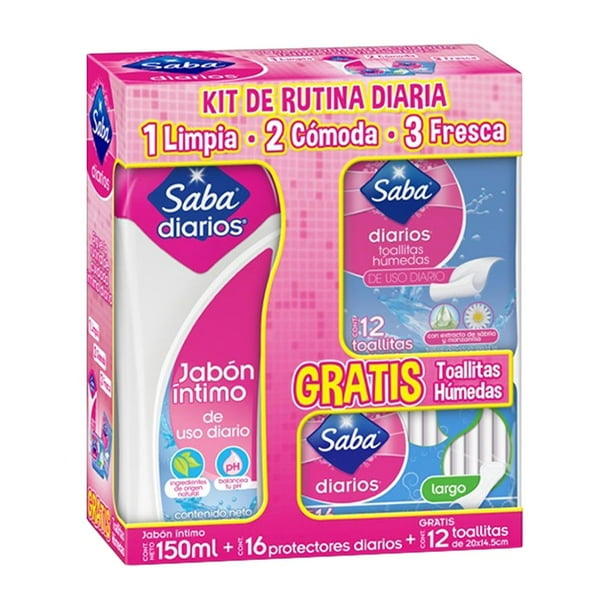 Kit de rutina diaria Saba 1 pza | Walmart en línea