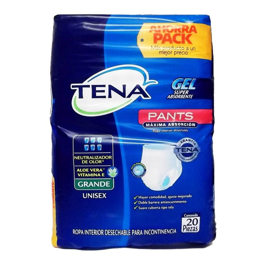 Ropa interior para incontinencia Tena Pants grande unisex 20 pzas ...