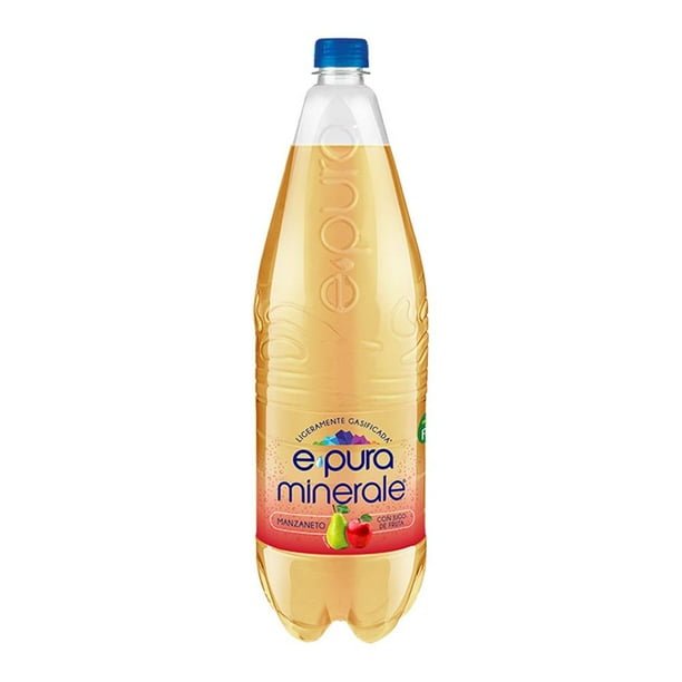 Agua mineral Epura Minerale sabor manzana pera 2 l | Walmart en línea